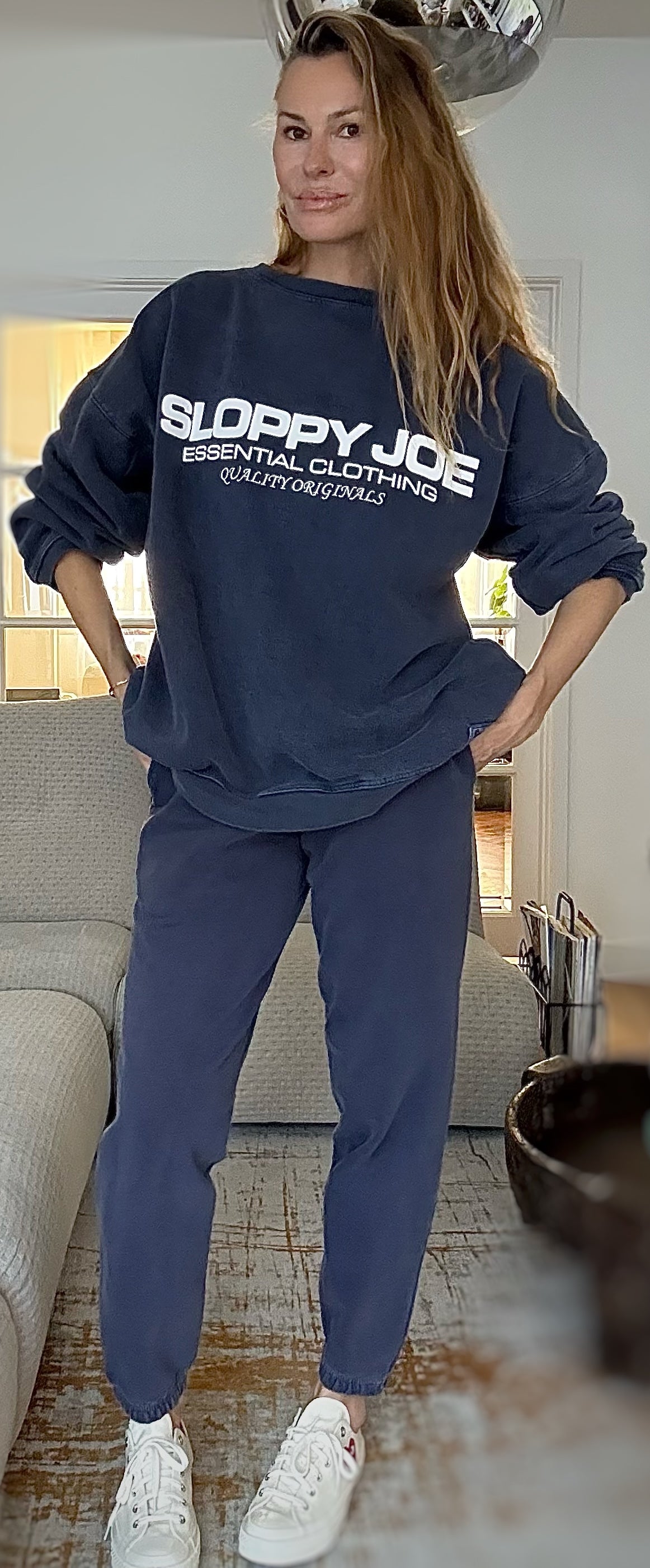 JOGGERS - Navy Wash – Sloppy Joe Clothing