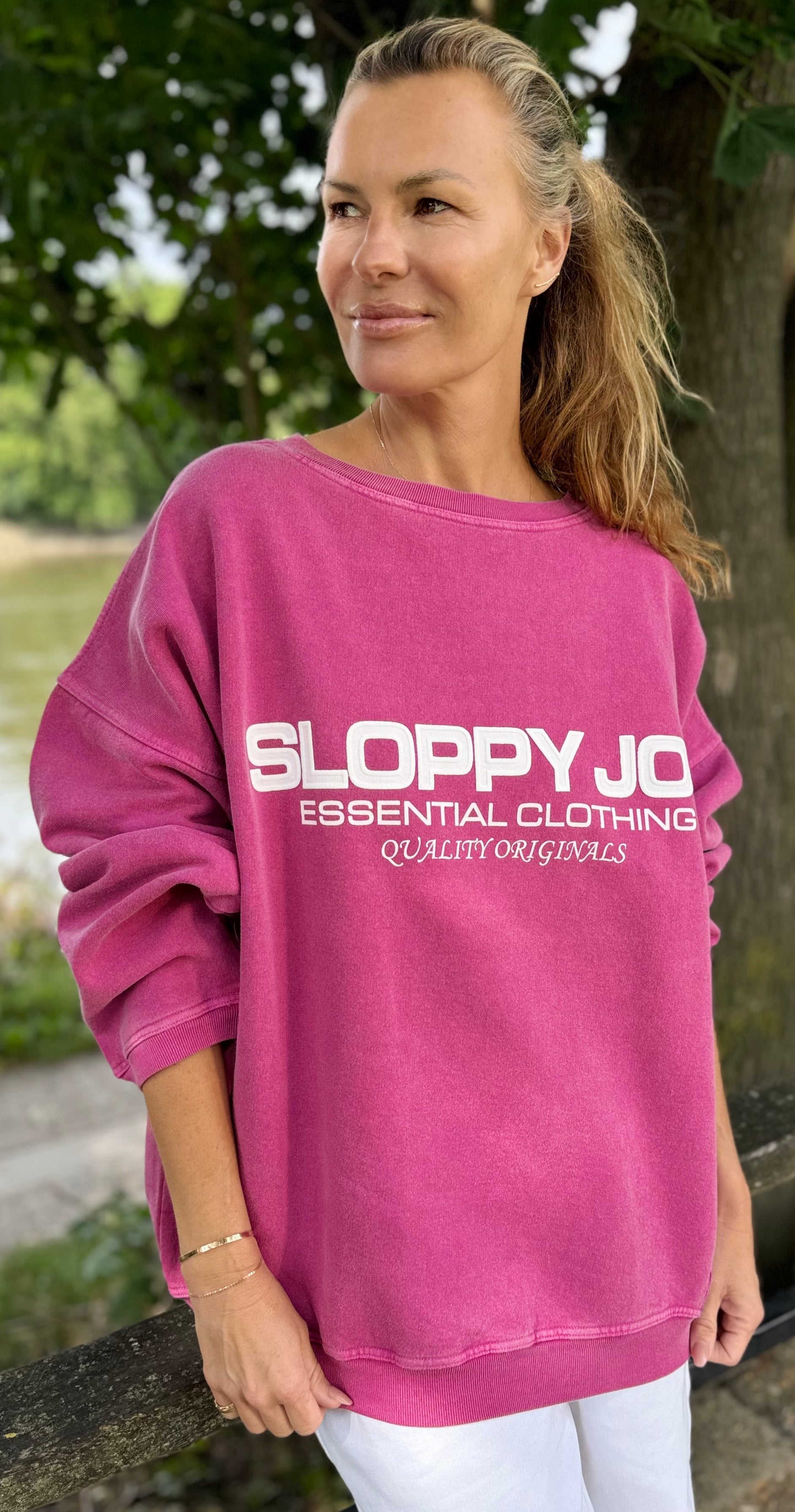 05 CLASSIC SQUARE SWEATSHIRT - Peony – Sloppy Joe Clothing